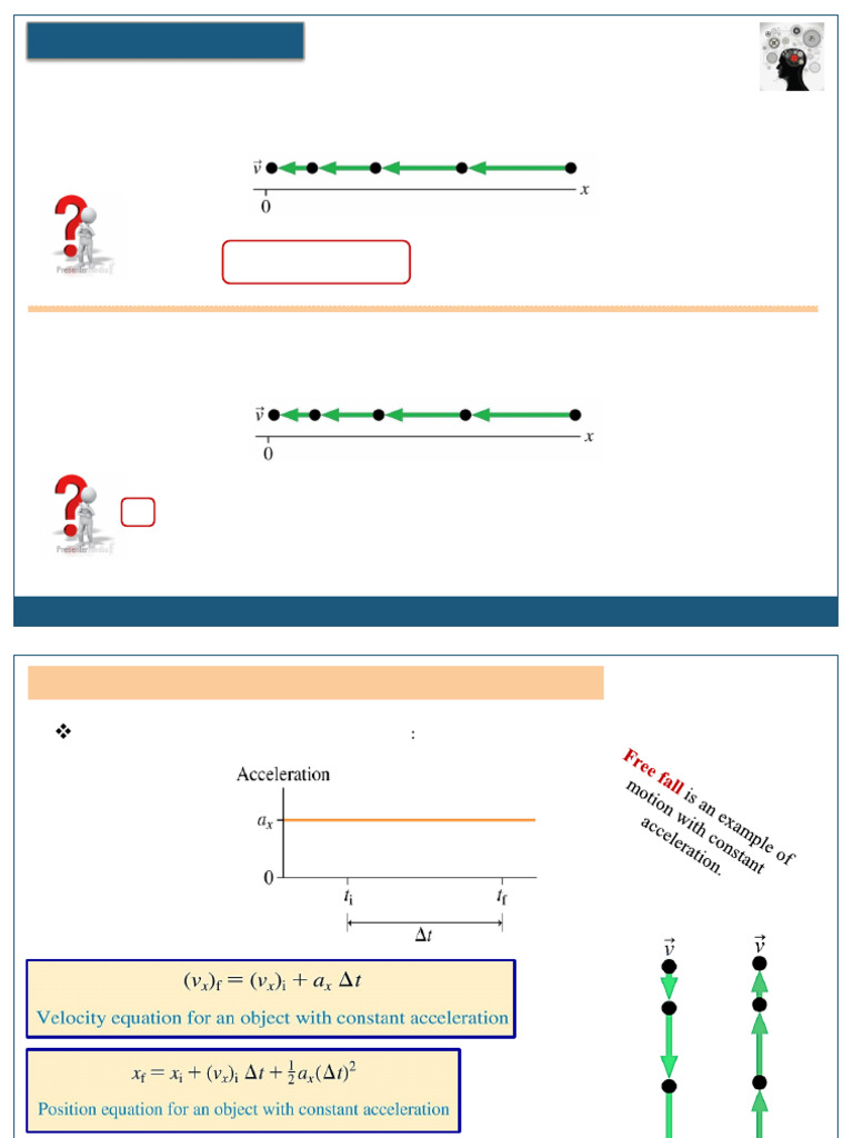 Week 2.phys 106 Kinematics Session - 4 | PDF