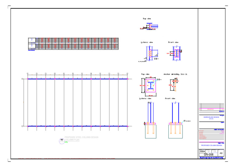 Proposed Steel Column Design | PDF