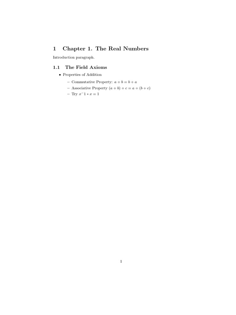 Simplest Working Example LaTeX Document | PDF