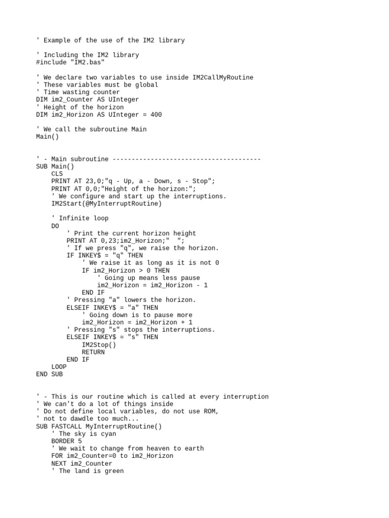 IM2 Sample | PDF