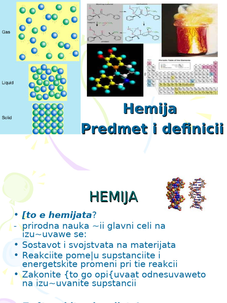Hemija 1 OK | PDF