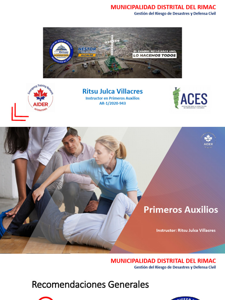 Primeros Auxilios Basicos | PDF | Primeros auxilios | Enfermedades y trastornos humanos