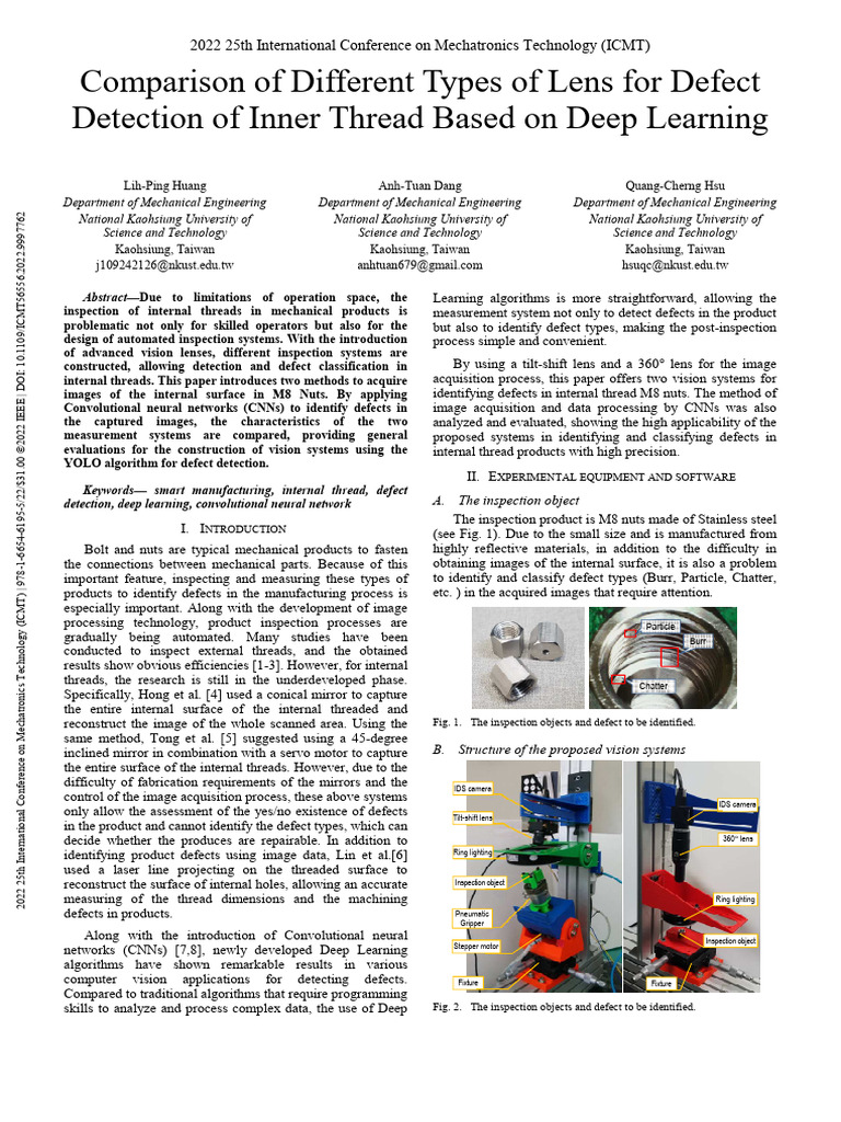 22 Comparison - of - Different - Types - of - Lens - For - Defect - Detection - of - Inner ...