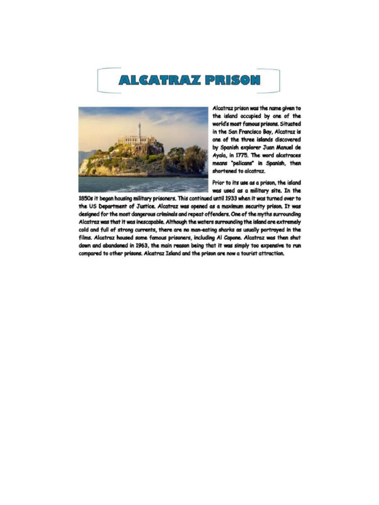 Alcatraz Prison | PDF