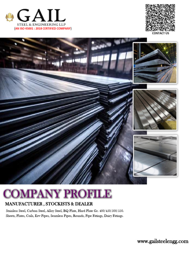 Gail Steel & Eng, LLP Company Profiles New | PDF | Stainless Steel ...