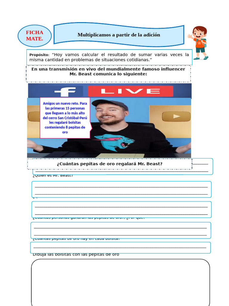 Multiplicamos A Partir de La Suma Repetida | PDF