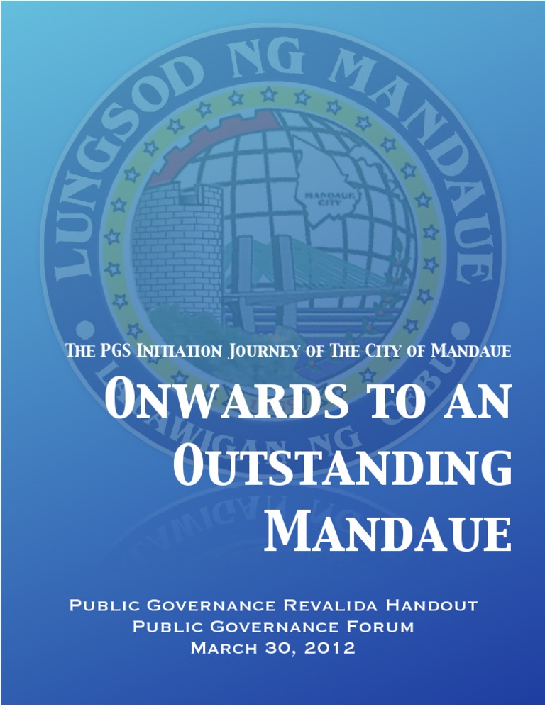 ISA Public Governance Forum - Mandaue Initiation Revalida Report | PDF ...