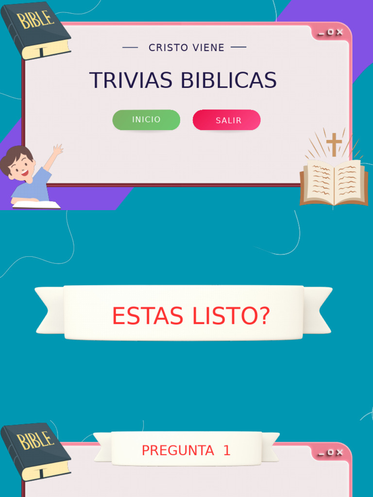 Trivias de La Biblia-3 | PDF | Don Quijote | Textos Religiosos