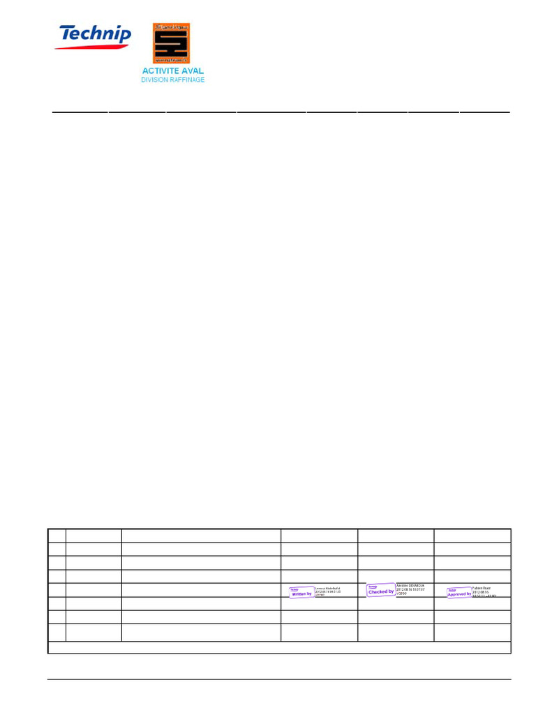 Creation PMS Technip-Copier | PDF | Oil Refinery