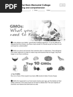 Outline-Argumentative Essay | PDF | Genetically Modified Organism ...