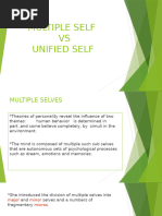 Multiple Self Vs Unified Self | PDF