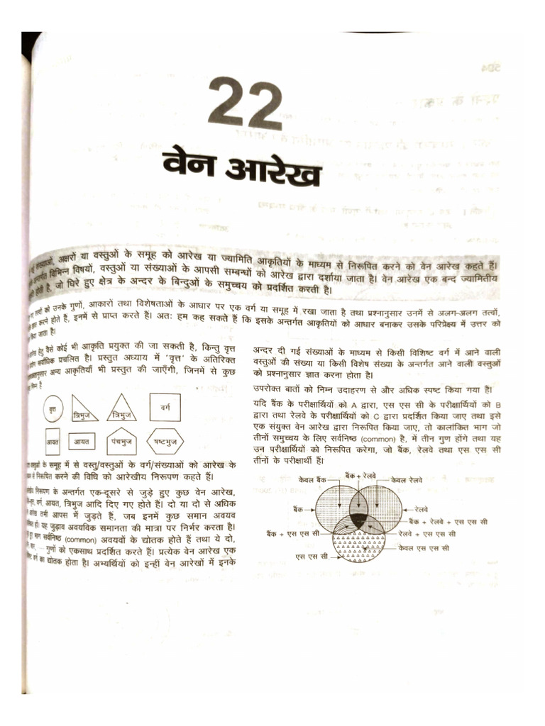 Vain Diagram Arihant | PDF