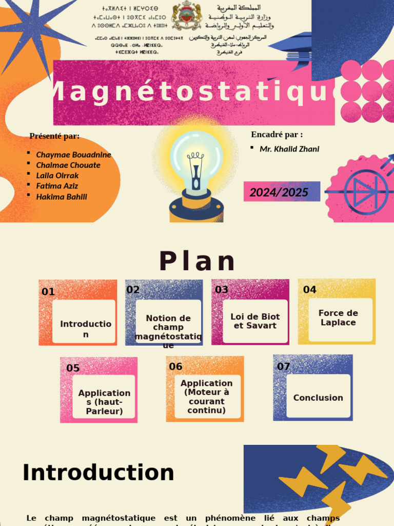 Champ Magnétostatique et Applications | PDF | Champ magnétique | Haut ...