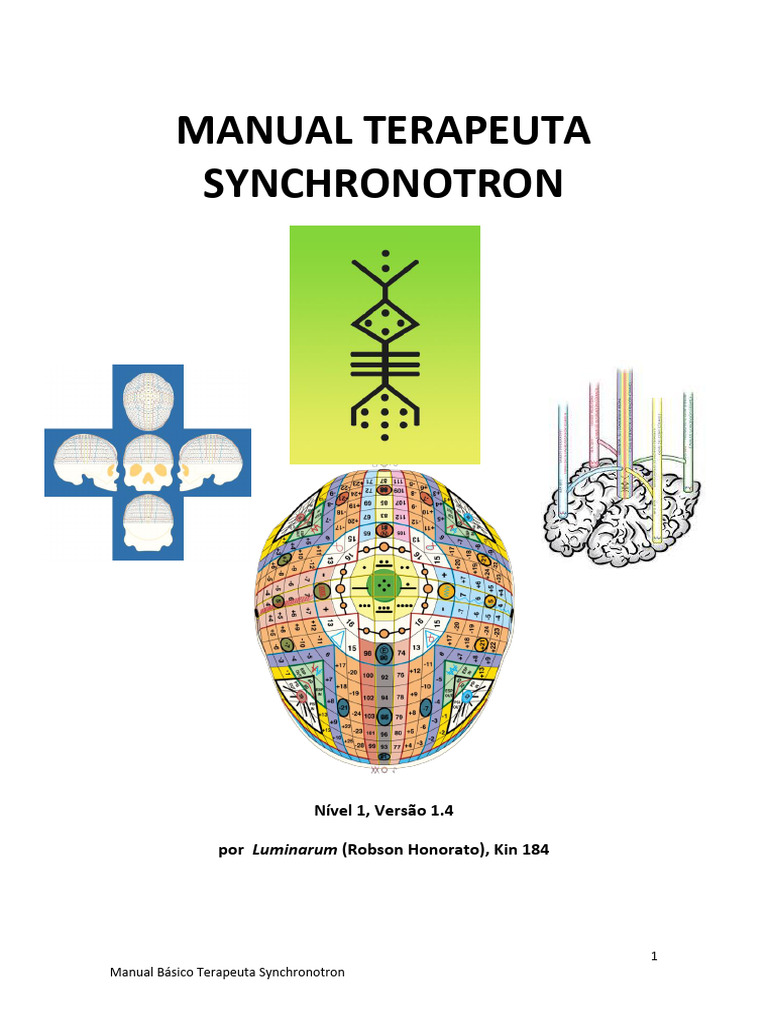 Manual Terapeuta Synchronotron 1 Versão 1.4 - Robson Honorato | PDF | Cérebro | Tempo