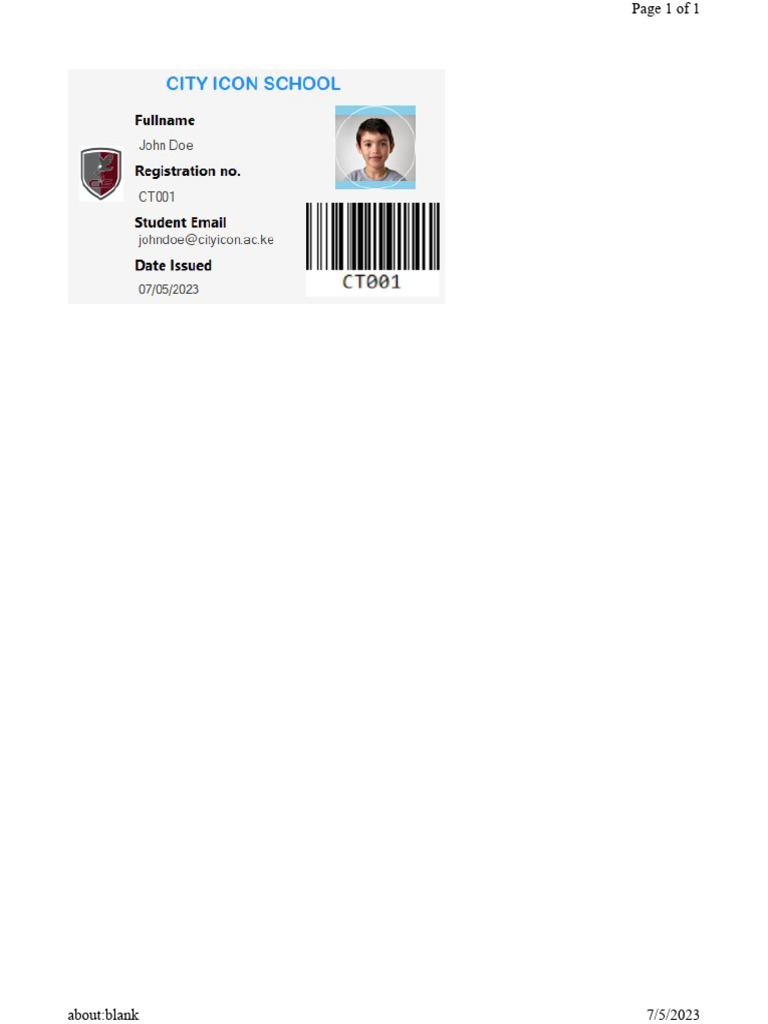 Student Id | PDF