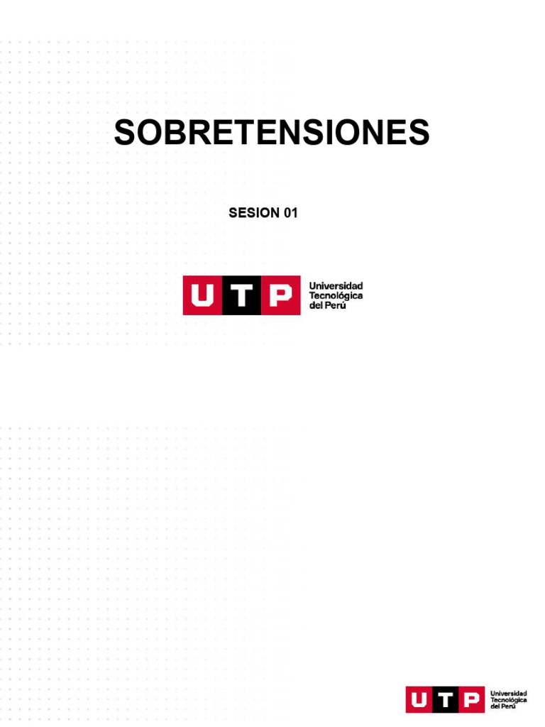 S02.s1 SOBRETENSIONES | PDF