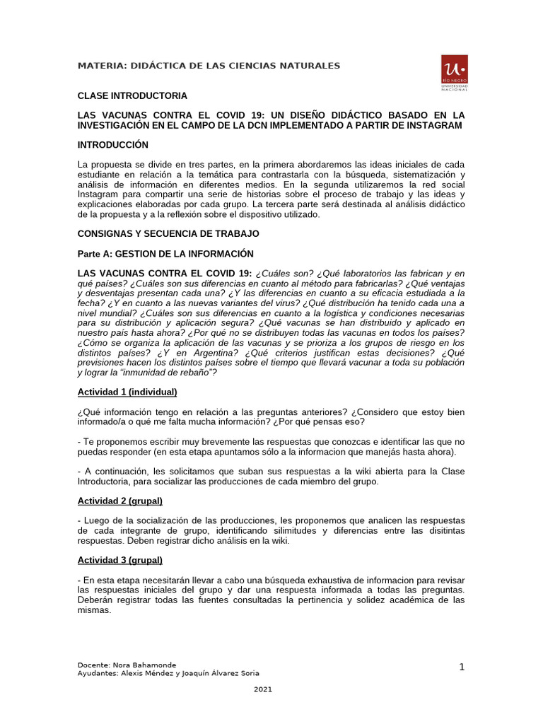 Clase Intro DCN 2021 | PDF | Información