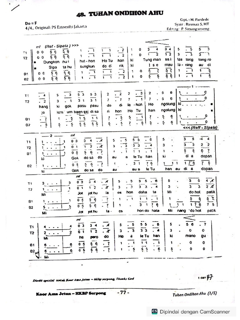 Tuhan Ondihon Ahu | PDF