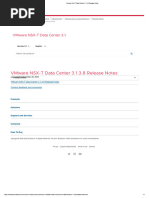 VMware NSX/NSX-T Version History | PDF | Computing | Software