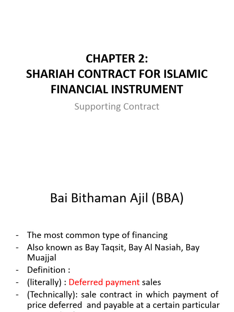 Shariah Contracts in Islamic Finance | PDF | Lease | Prices
