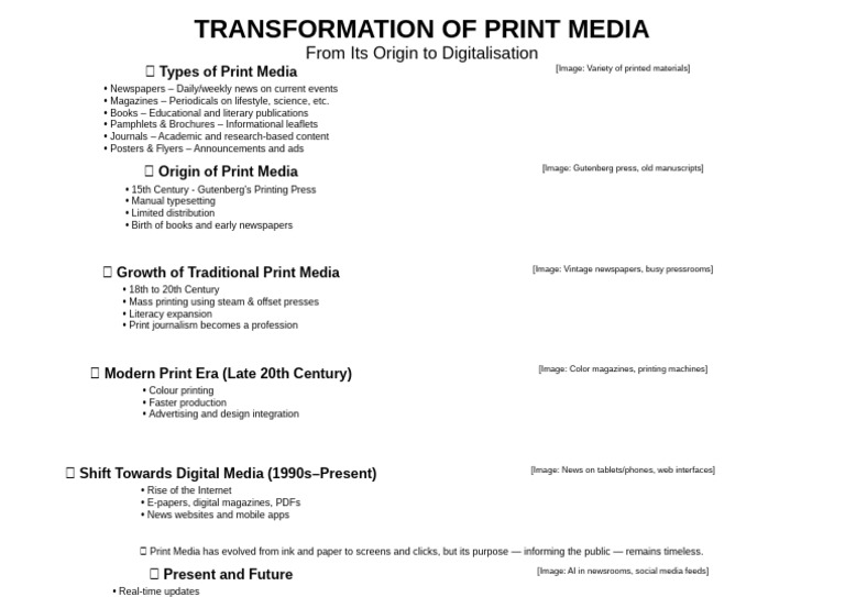 Updated Print Media Transformation Poster | PDF