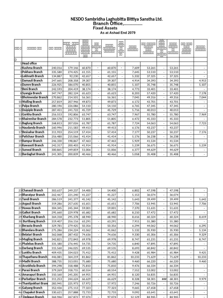 2078-079 Assests & Physical Verification | PDF