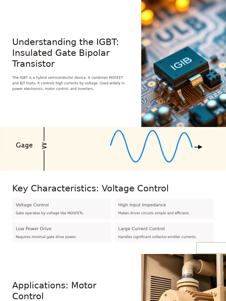 IGBT Overview: Key Features and Uses | PDF