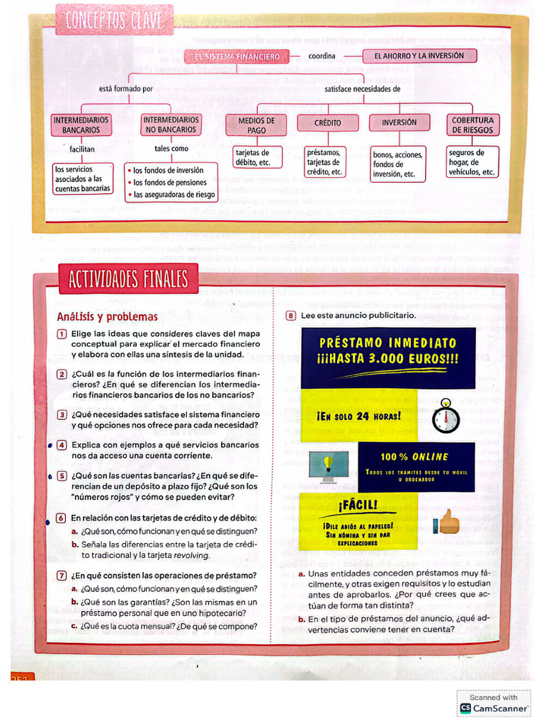 Ud 13 - Ejercicios Sistema Financiero | PDF