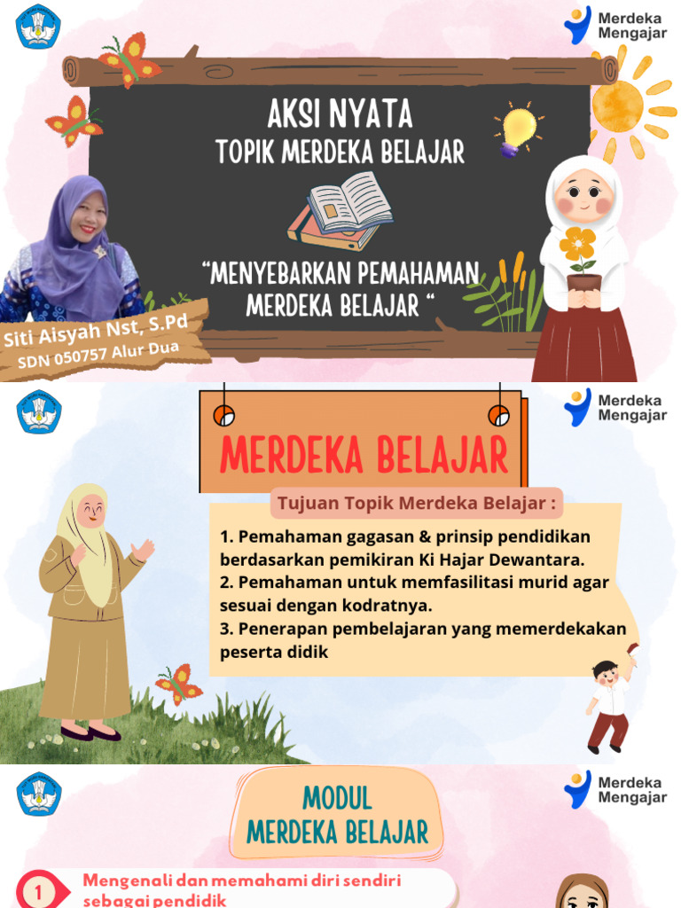 Aksi Nyata Merdeka Belajar | PDF