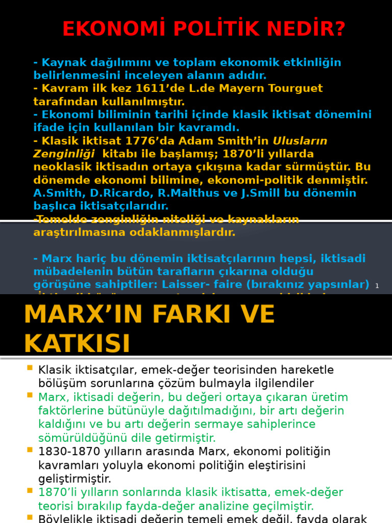 Ekonomi Politik Yaklaå Ä M | PDF