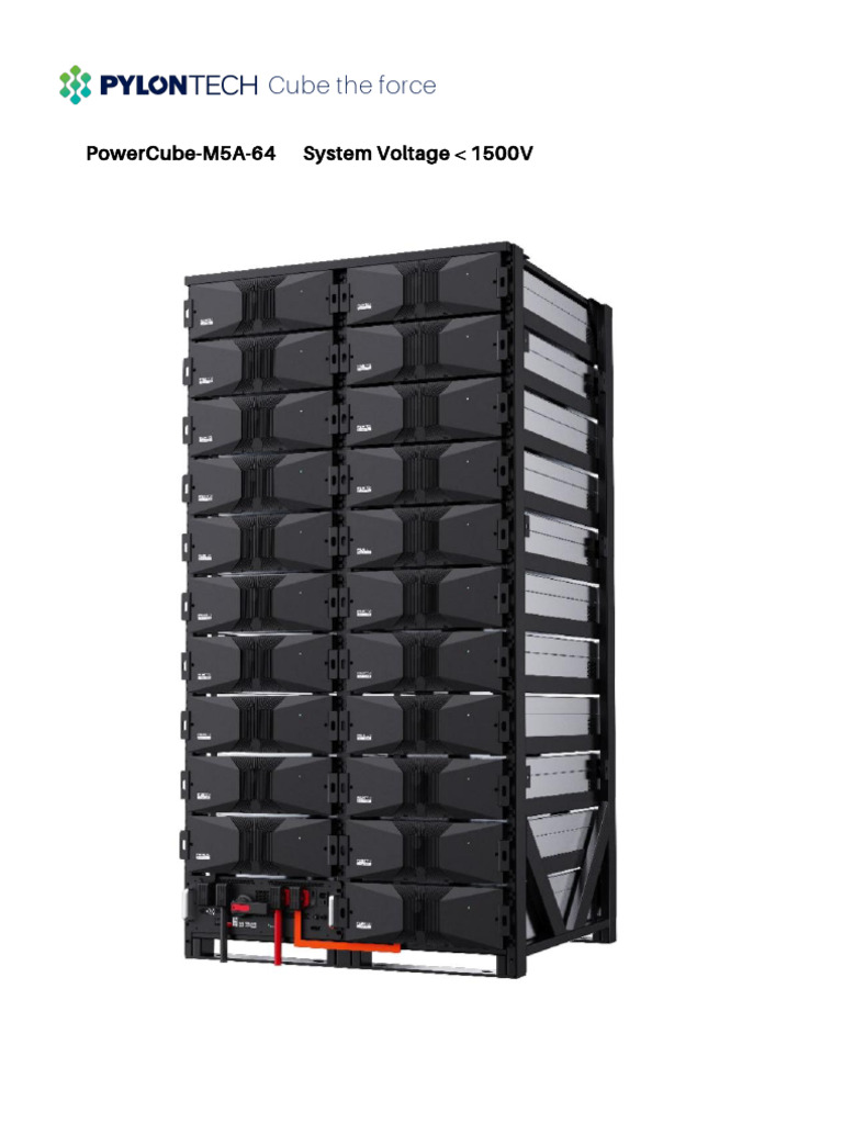 PowerCube-M5A-64 Dadasheet | PDF | Lithium Ion Battery | Electric Power