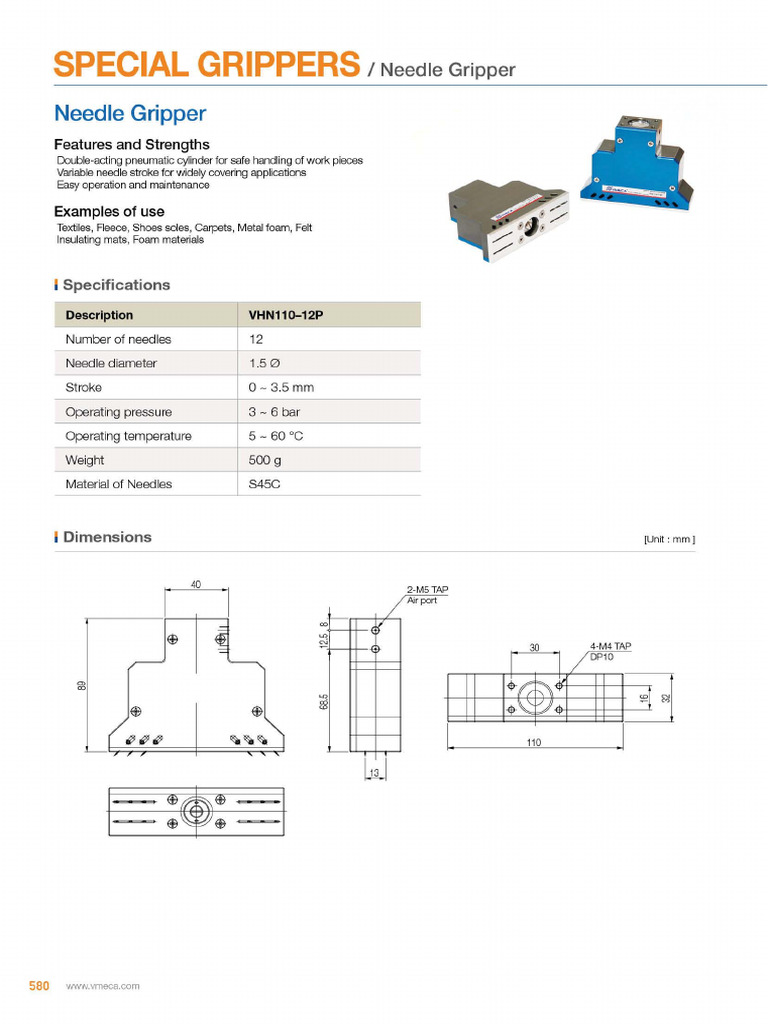 Gripper Serie Needle Gripper | PDF