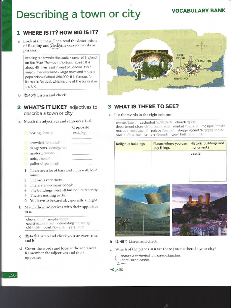 Describing A Town or A City | PDF