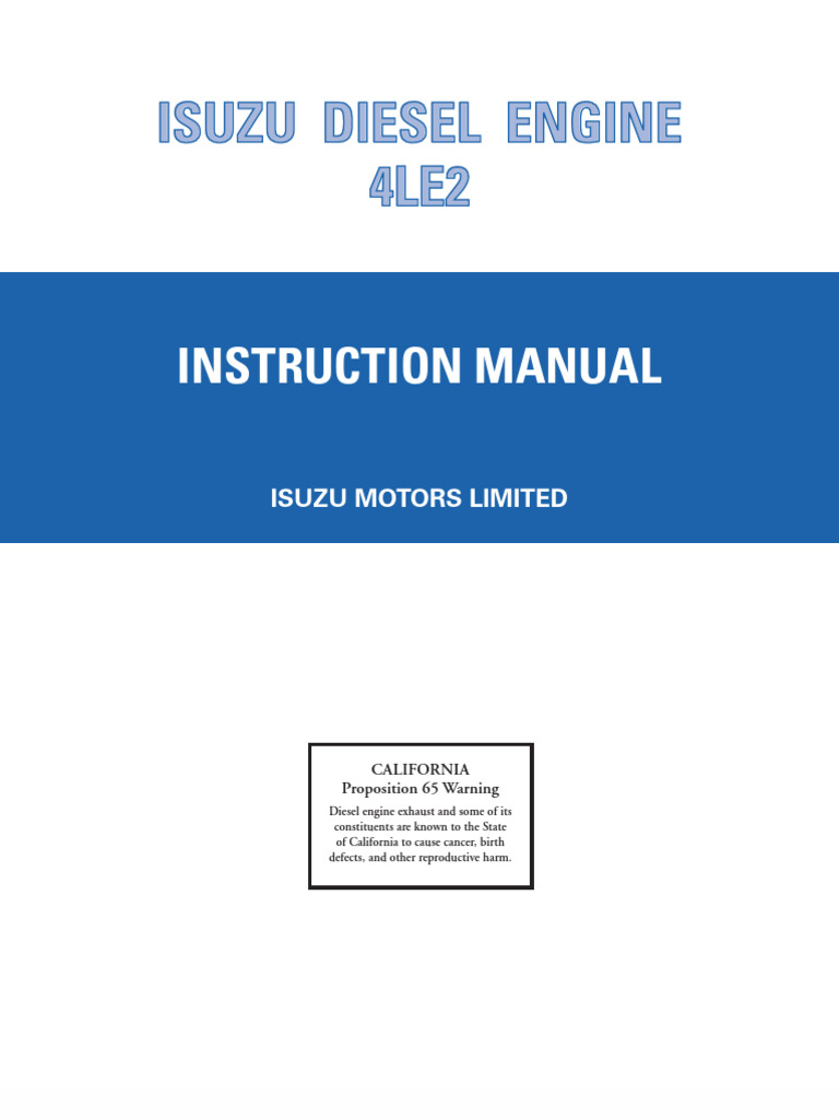 wp-contentuploadsPDEnginesisuzu 4le2 Opm PDF | PDF