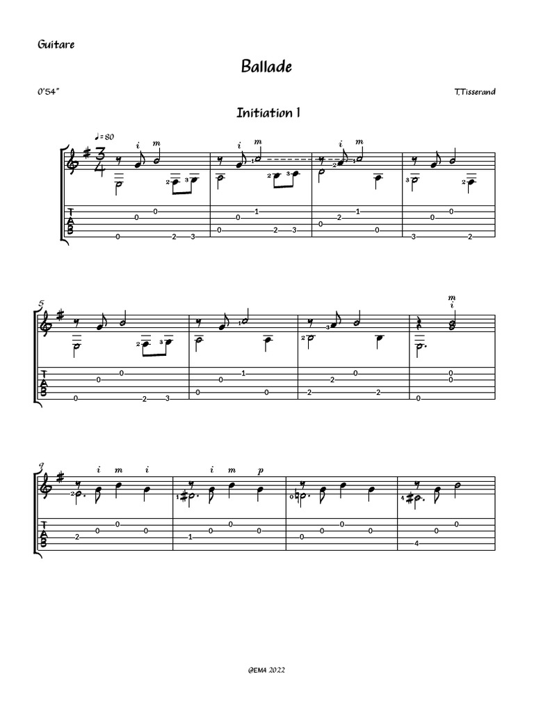 03 - I1 - Ballade | PDF