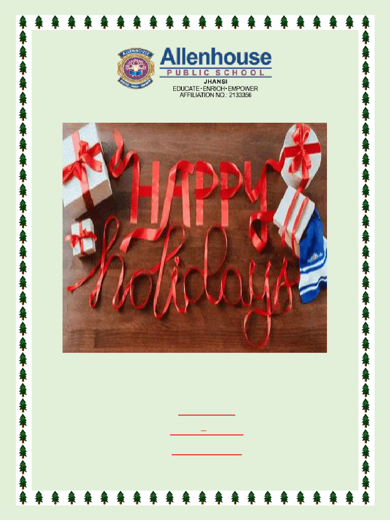 Holiday Homework Class VI | PDF | Mathematics | Geometry