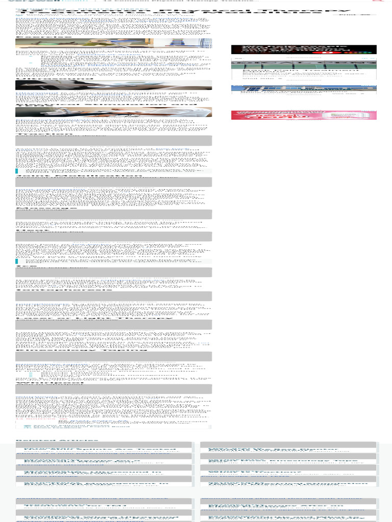 12 Physical Therapy Modalities Explained | PDF | Physical Therapy | Massage