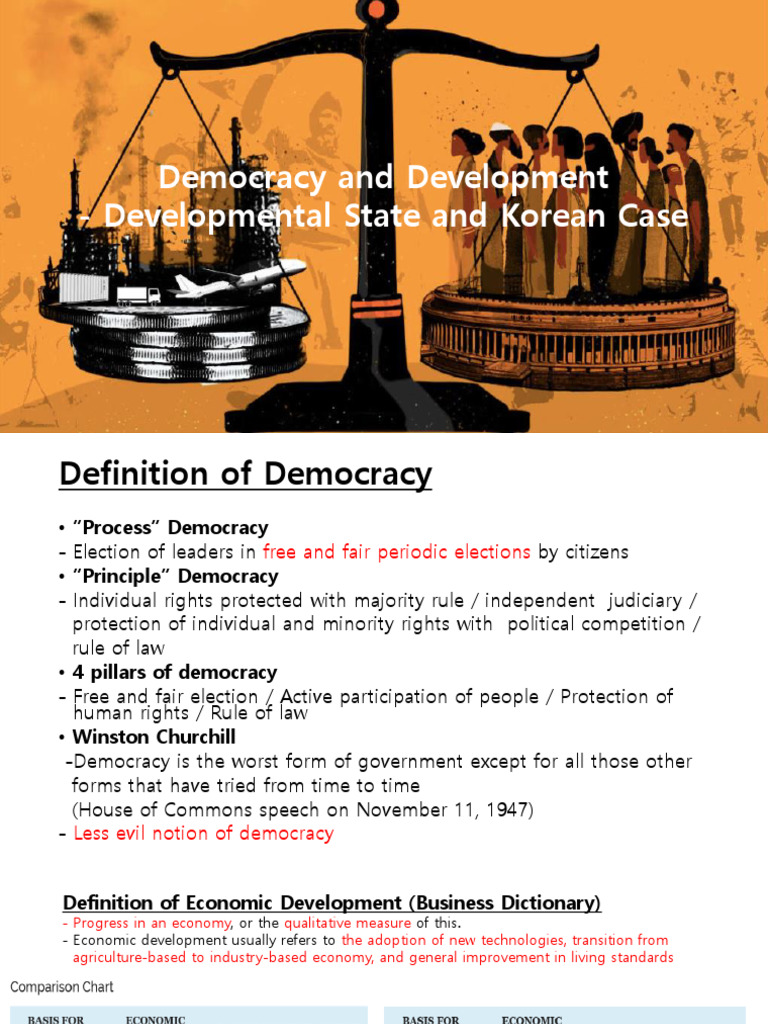 Democracy and Development in Korea | PDF | Democracy | Political Ideologies