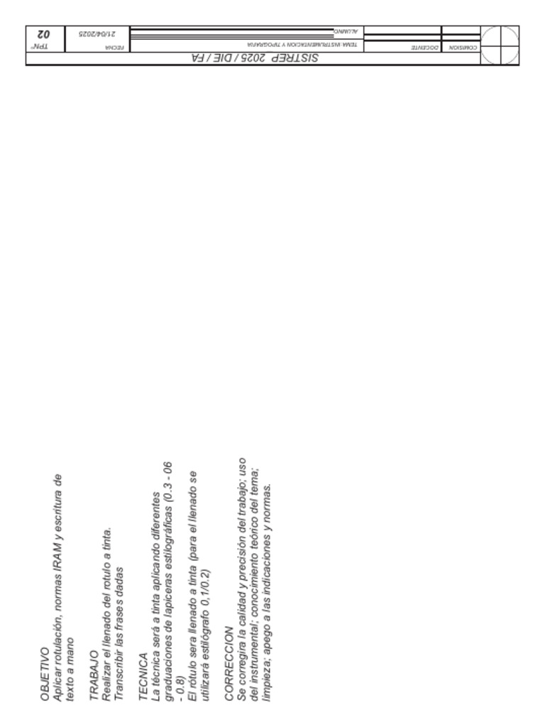 TP02 - Rotulo y Caligrafia | PDF | Diseño