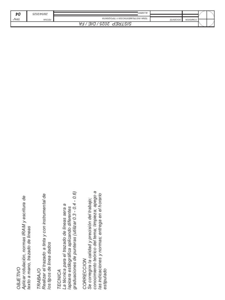 Tp04_lineas y Rotulacion | PDF