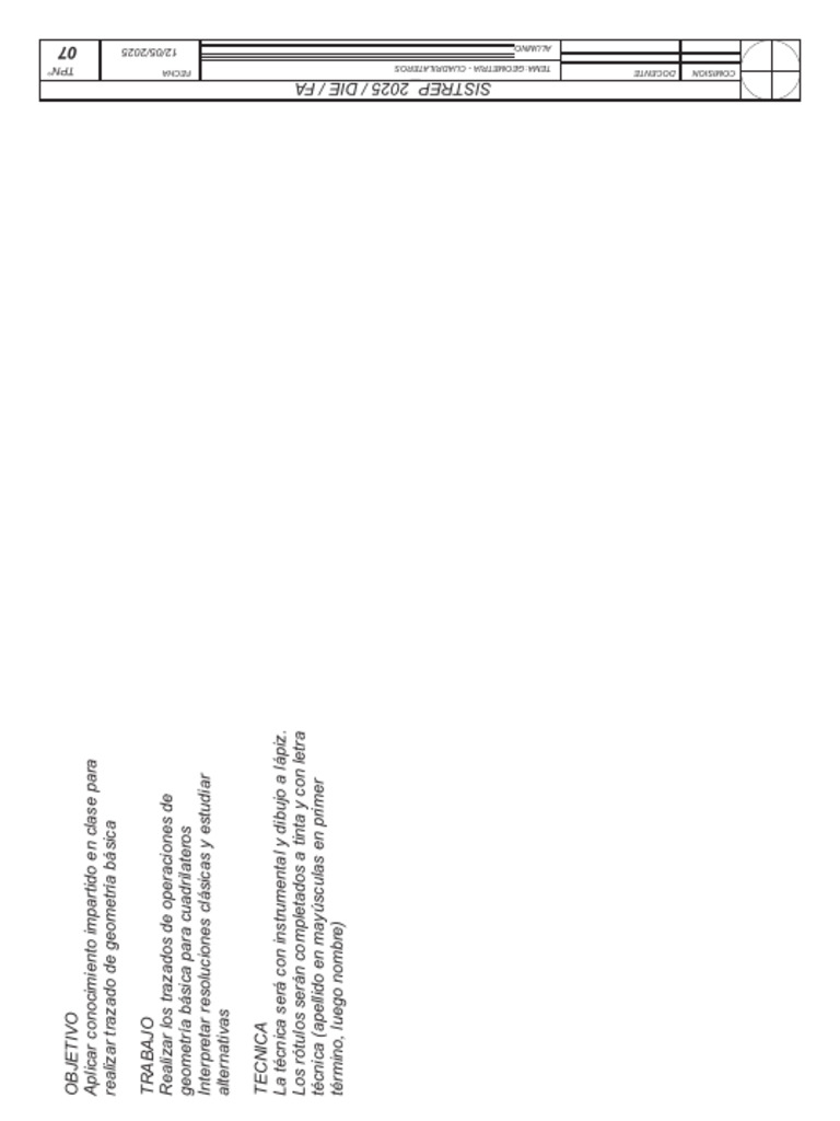 TP07 Geometria | PDF | Rectángulo | Geometría del plano euclidiano