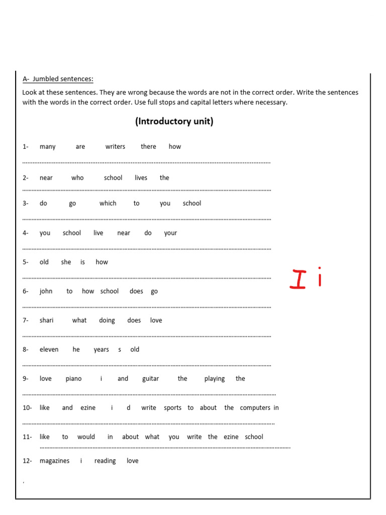 Grade 4 English Sentence Revision | PDF | Tropical Cyclones