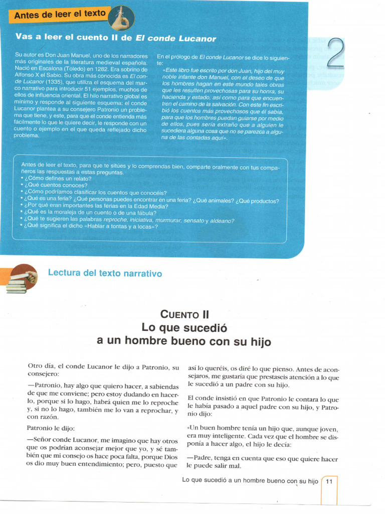 El Conde Lucanor (Bruño) | PDF