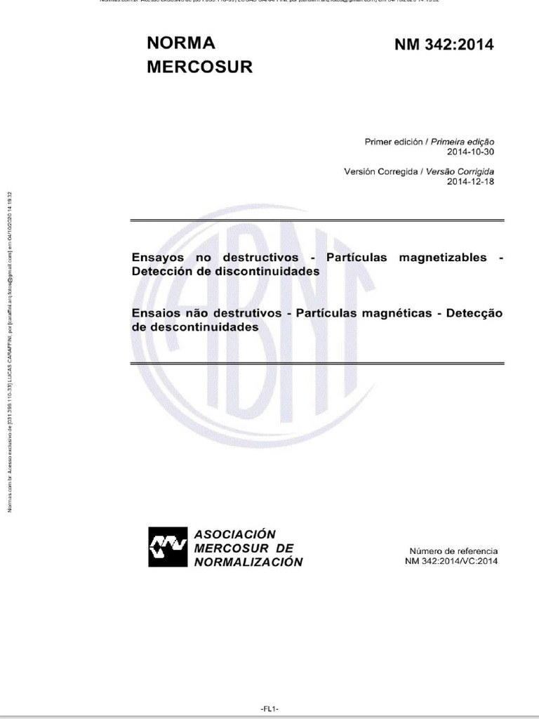 NBR NM 342 | PDF