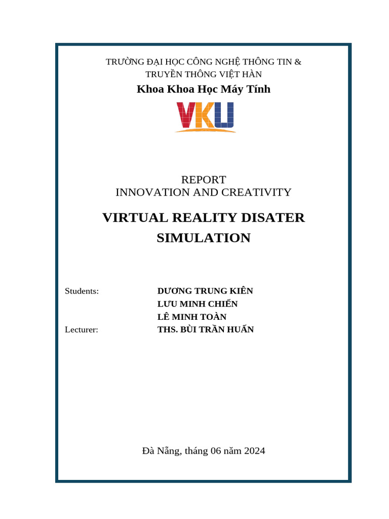 New Baocao | PDF | Virtual Reality | Simulation