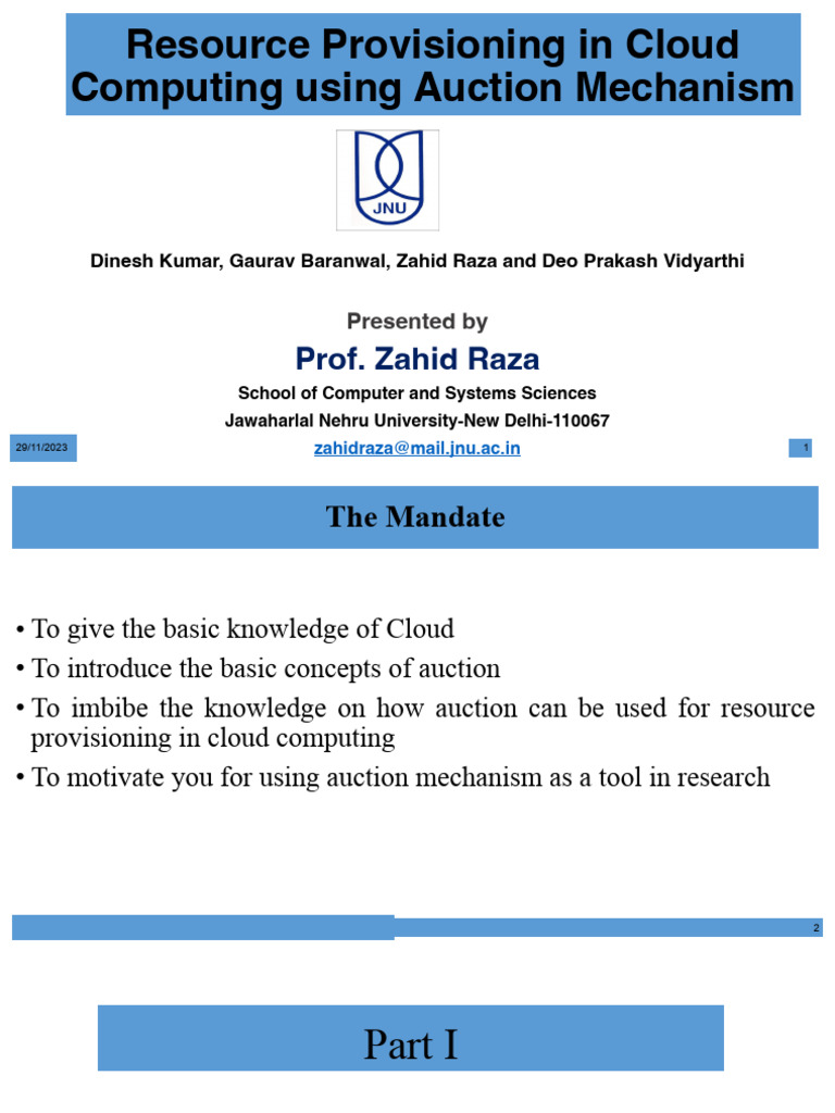 Auction in Cloud Computing | PDF | Auction | Cloud Computing