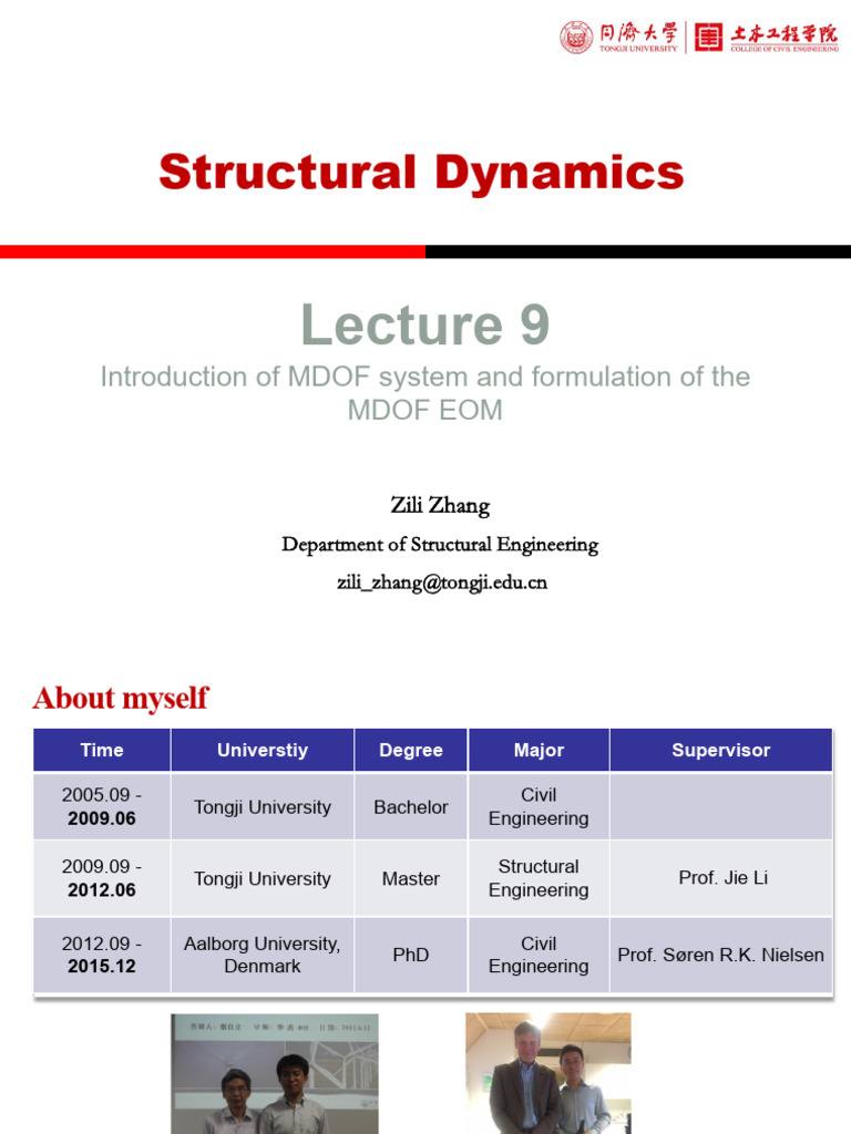 Structural Dynamics-Lecture 9 | PDF | Finite Element Method | Stiffness