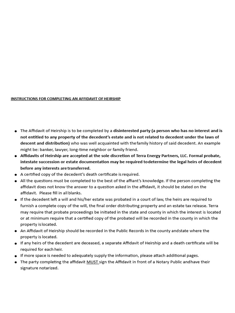 Affidavit-Of-Heirship-10.doc 20250601 114658 0000 | PDF | Affidavit ...