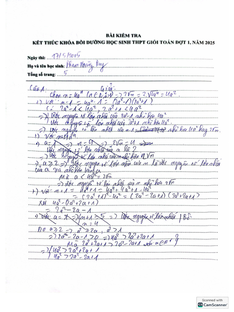 PH M Hoàng Duy L P 10 Toán 1 THPT Chuyên Lê H NG Phong Nam | PDF