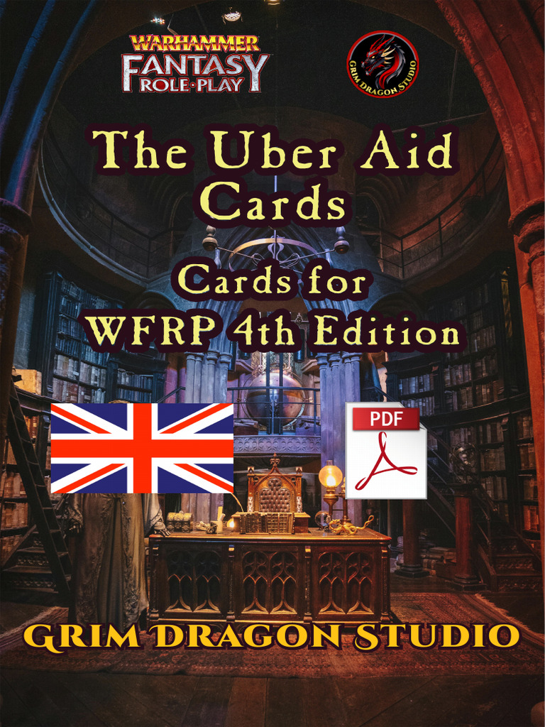 Uber Aid Cards for WFRP 4th Edition | PDF | Role Playing Games ...